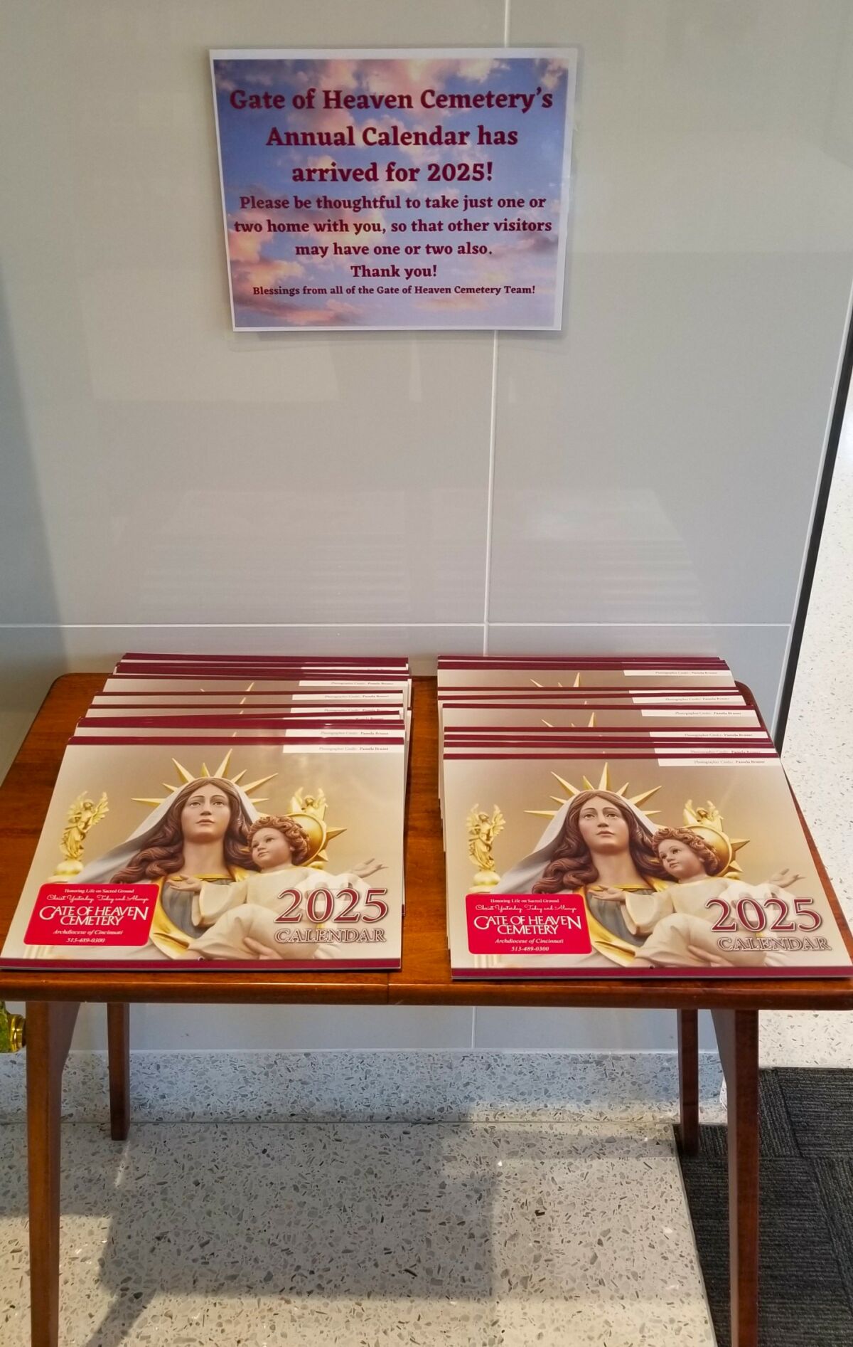 Gate of Heaven's 2025 Calendar - Gate of Heaven